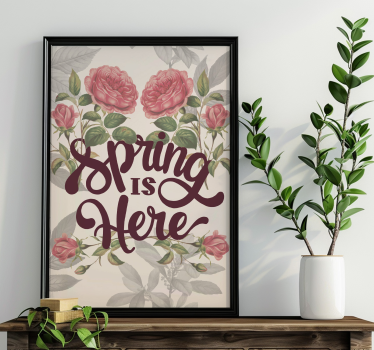 Poster de flores para decorar a casa - TenStickers